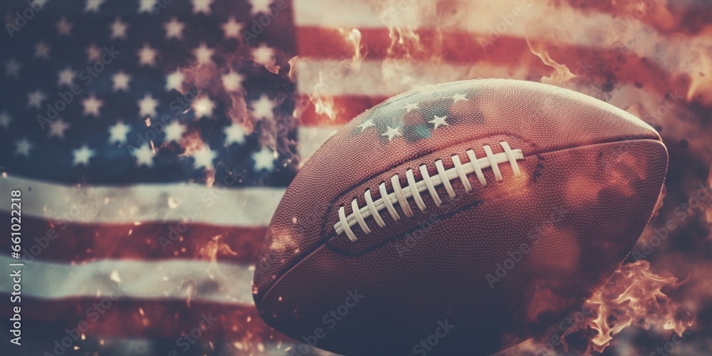 american football themed background featuring football and american ...