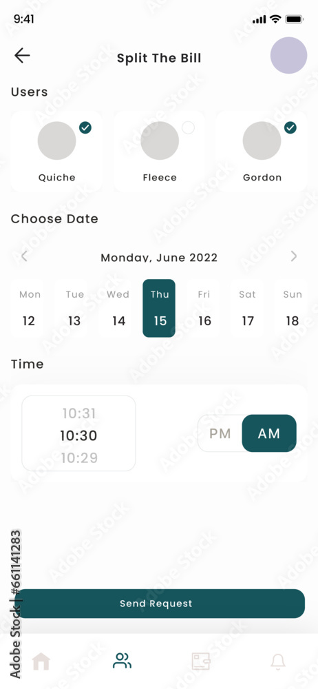 Bill Split, Budget Management Payment and Invoice Splitter Mobile App ...