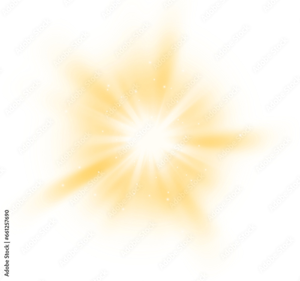 Sun Rays Effect for Photography Stock Illustration | Adobe Stock