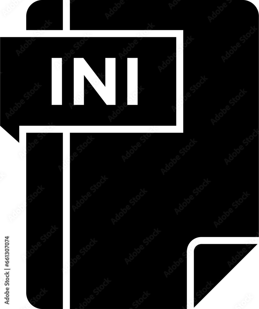 INI Icon symbols pictograms design elements visual representations ...