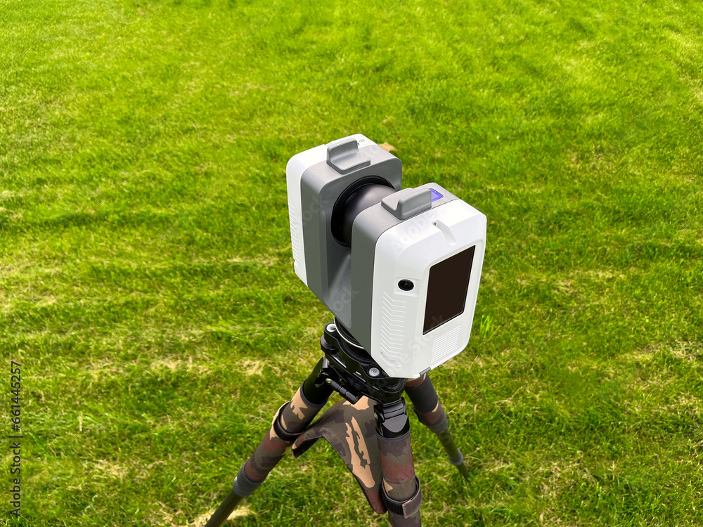 State-of-the-art Surveying Tool 3D Laser Scanner Performs Area Scanning ...