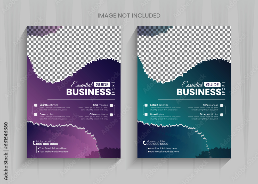 Business Flyer design A4 size corporate flyer template for marketing ...