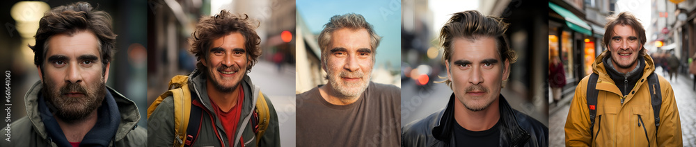 Original vs AI comparison. Generative AI examples collage. Photo image ...