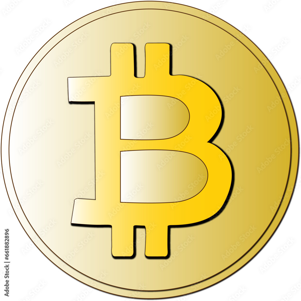 Bitcoin logo meticulously designed from an illustration is now ...