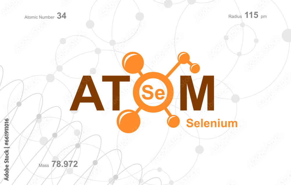 modern logo design for the word "Atom". Atoms belong to the periodic ...