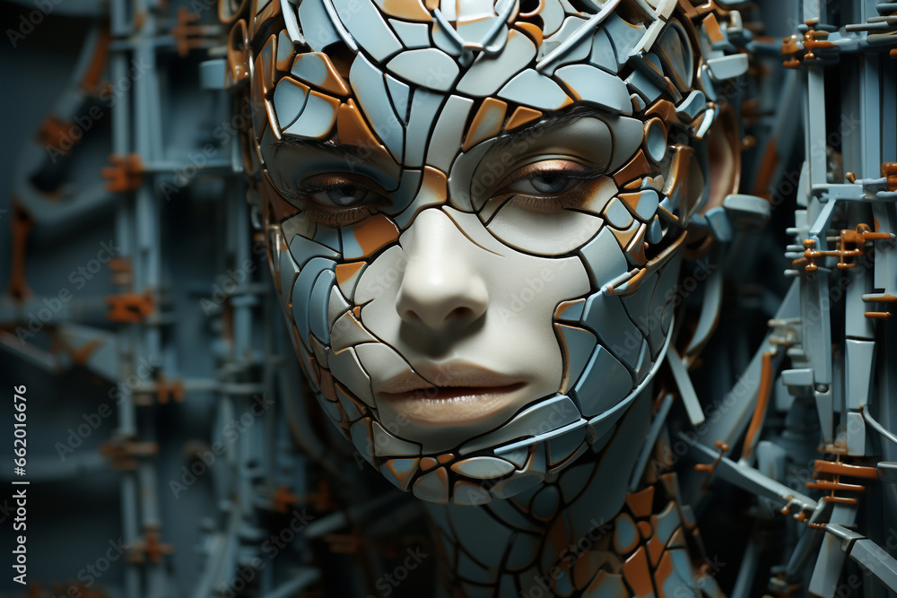 Abstract illustration that visualizes the complex and labyrinthine ...