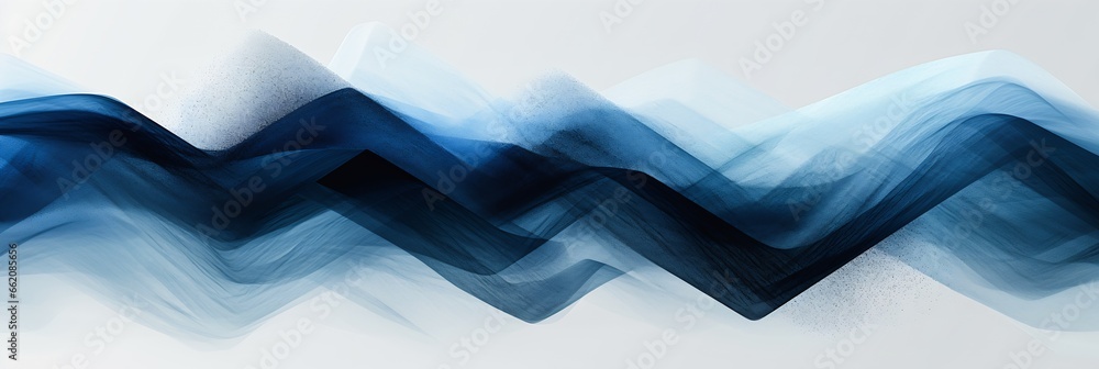 closeup wave blue white paint apple design sound waves serene ...