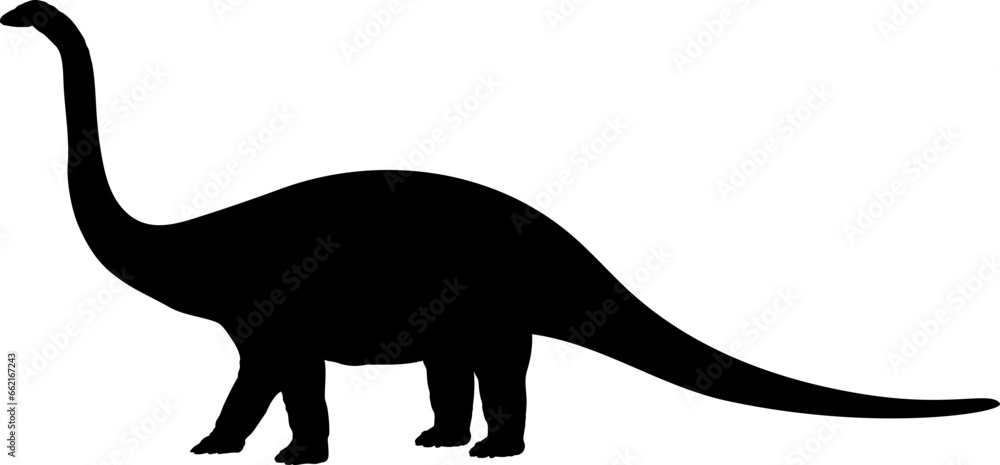 Dreadnoughtus Dinosaur Silhouette vector Types of dinosaurs breeds ...