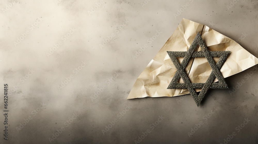 Star of David, ancient symbol, emblem in the shape of a six-pointed ...