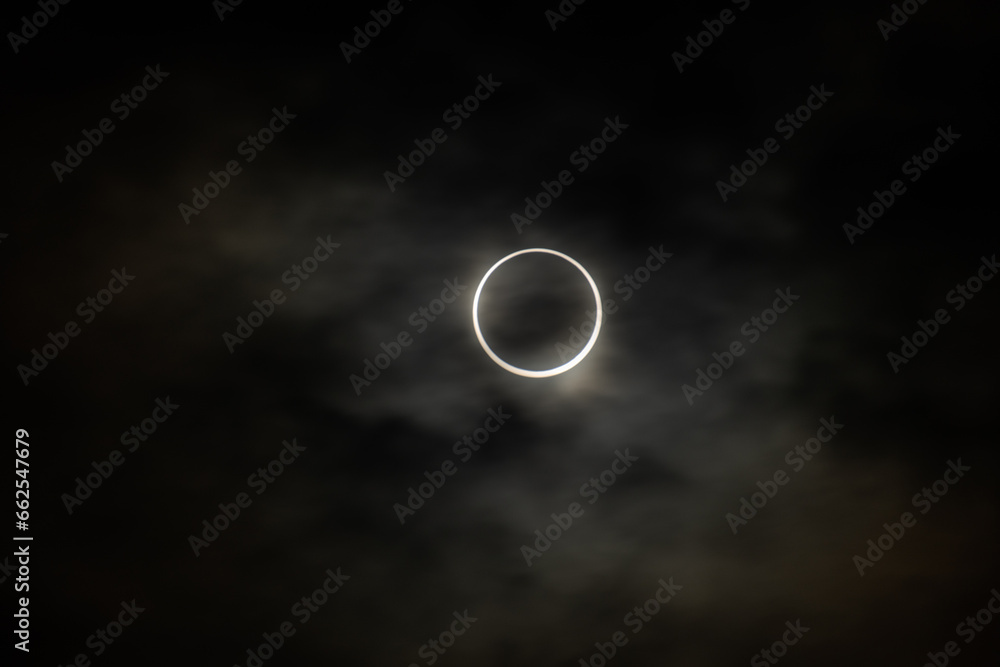 Ring of Fire Annular Eclipse 2023 Stock Photo | Adobe Stock