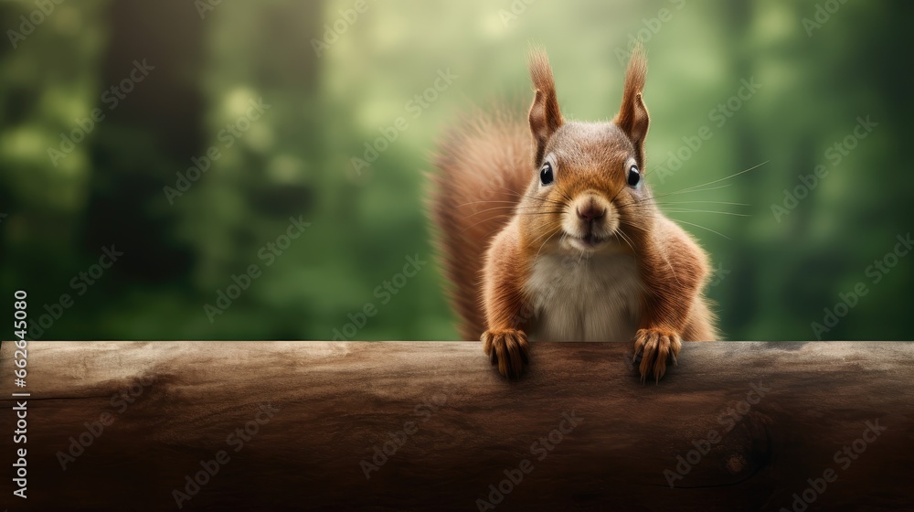 engaging promotional content with an adorable squirrel character capturing a billboard - the ...