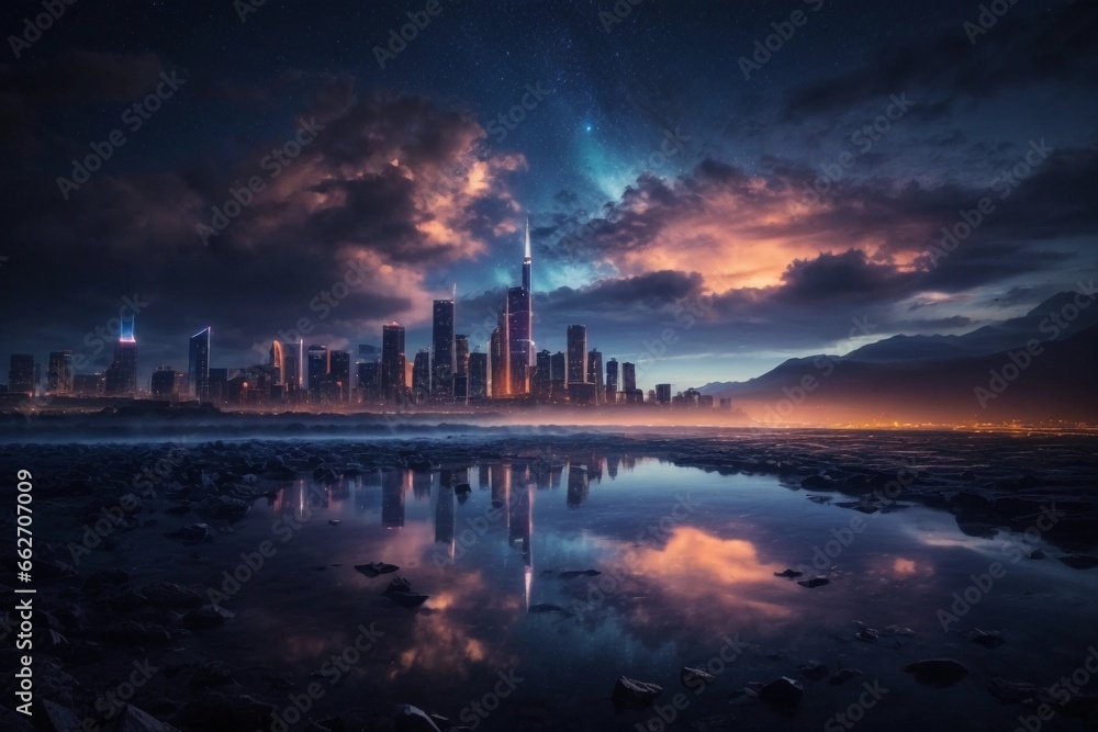 Amazing beyond imagination skyline digital wallpapers cartoon dark ...