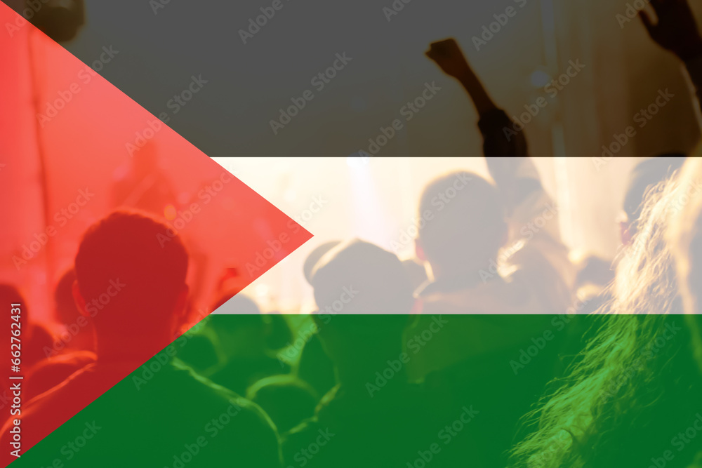 Hamas protest. Flag Palestine. Hamas between Israel and Palestine ...