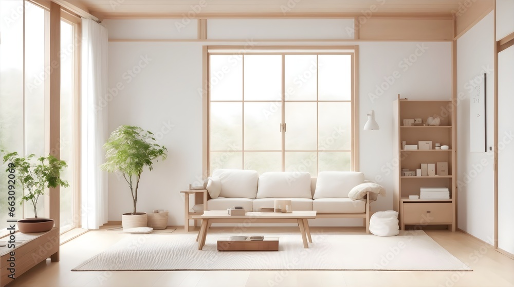 Interior design,MUJI style interior design,Wooden room,Minimalist ...