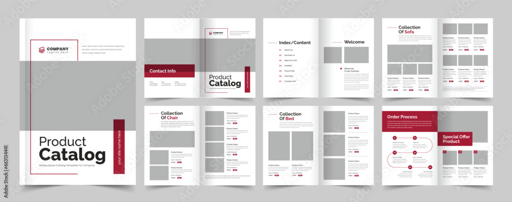 Product Catalog Layout, Fashion and Multipurpose Portfolio, Catalogue ...