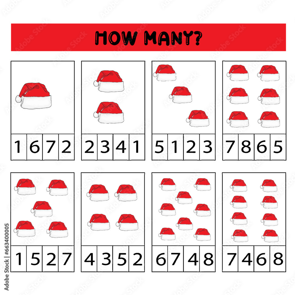 How many. Count how many objects are hidden in the picture. How many ...