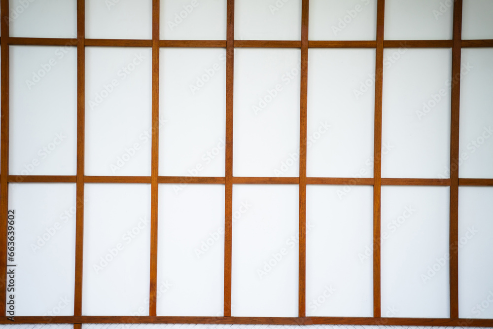 Japanese style sliding door Real wood frame, traditional Japanese doors ...