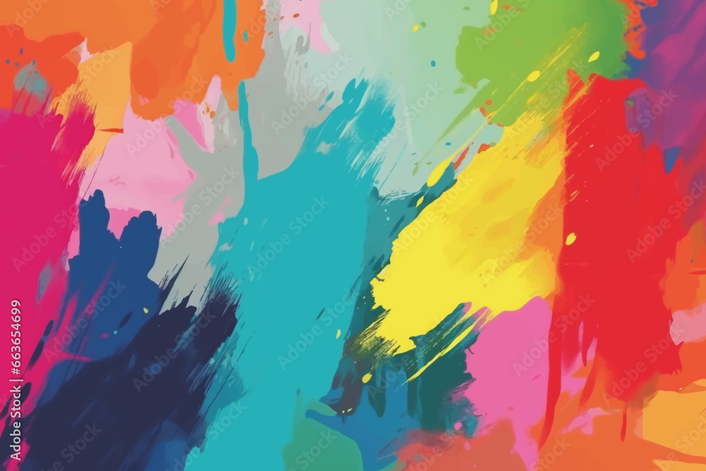 Soft Color Paint Brush Stroke Texture Background Stock Vector Adobe Stock