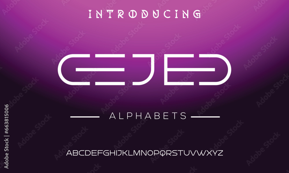 Lettering Fashion Designs. Modern elegant alphabet letters font and ...