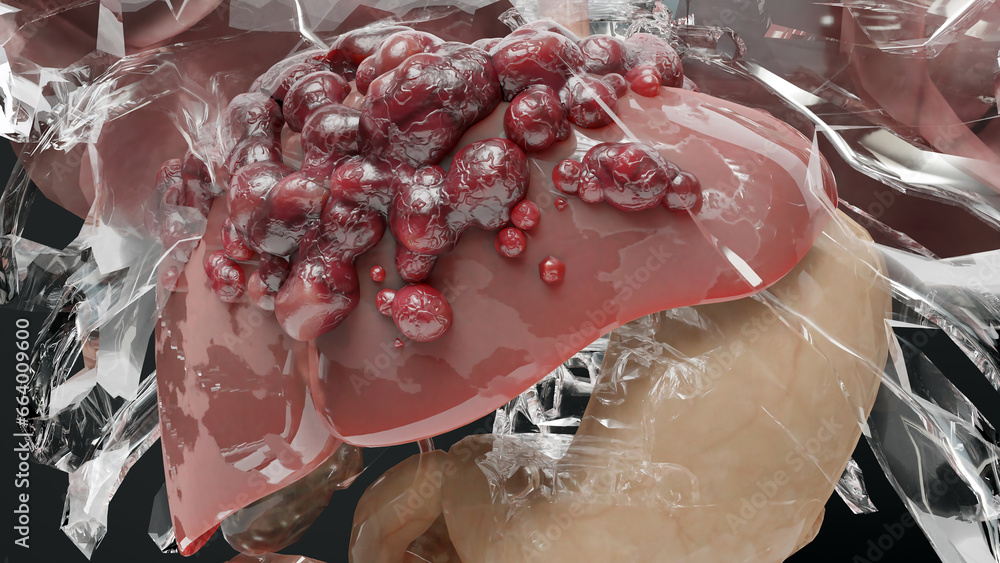 Digestive Organ Liver Cancer, Hepatitis cirrhosis malignant tumor ...