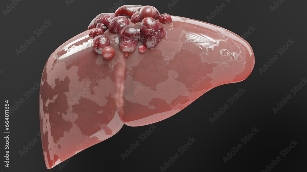 Ilustracja bez tantiem: Digestive Organ Liver Cancer, Hepatitis ...
