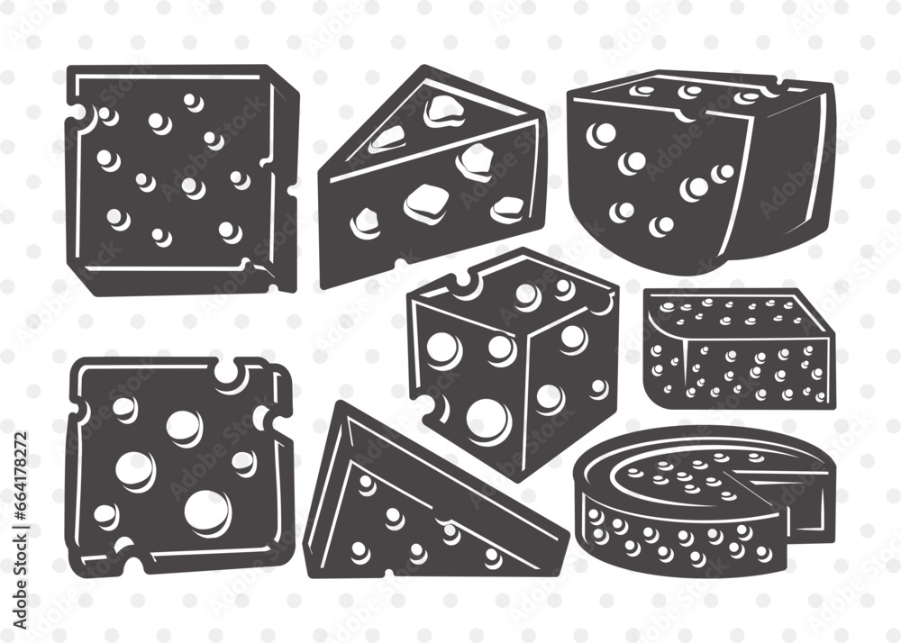 Cheese Clipart SVG Cut File | Cheese Slice Svg | Fast Food Svg | Cheesy ...
