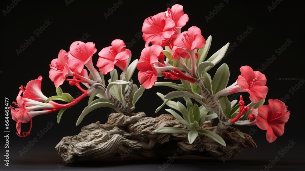 ภาพถ่าย Stock Adenium (Adenium obesum) is an ornamental plant species ...