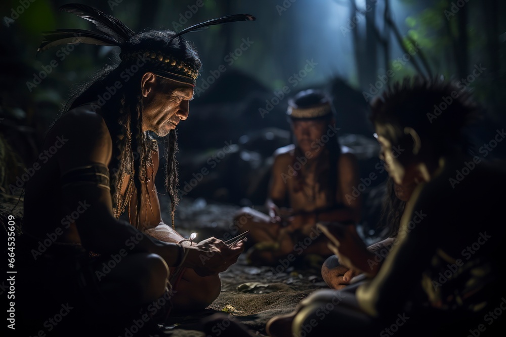 anthropologist giving a lecture on the customs and traditions of a ...