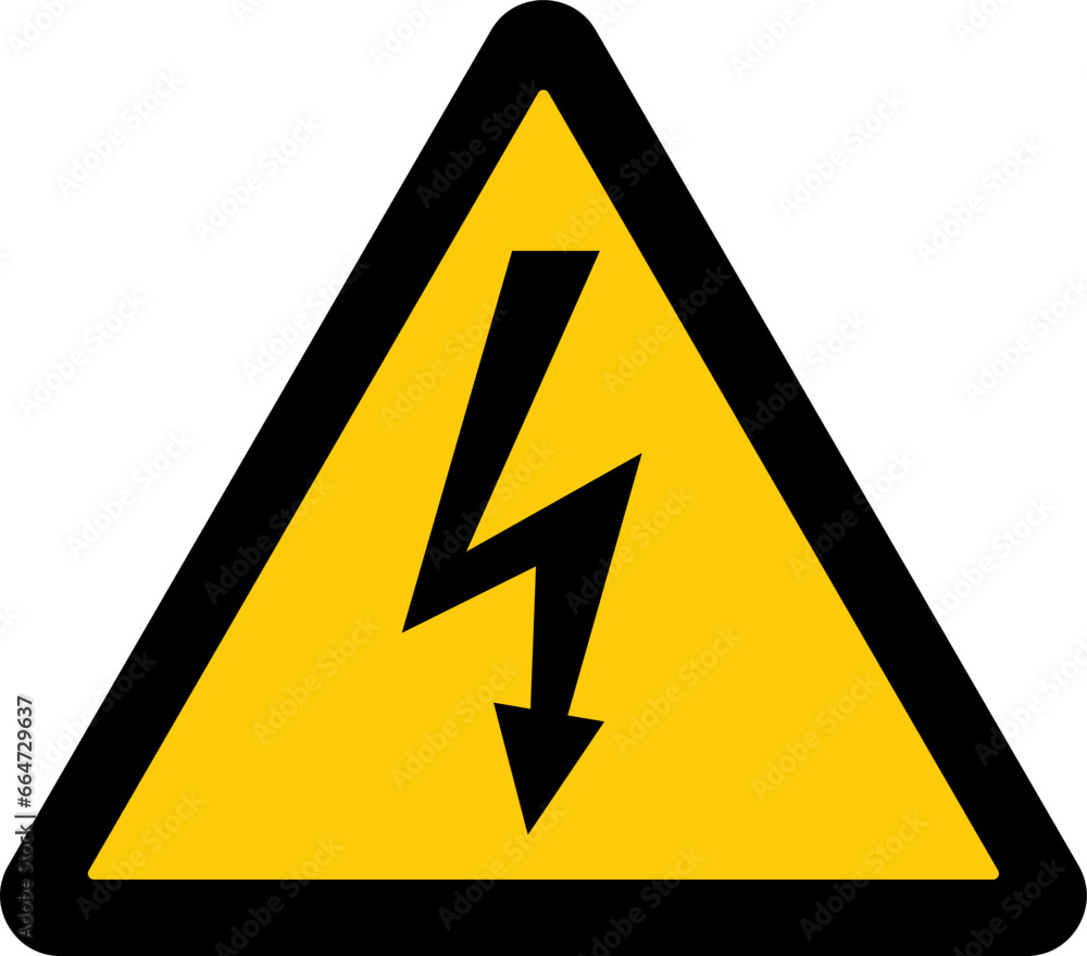 señal precaución, riesgo eléctrico, alto voltaje, caution sign ...