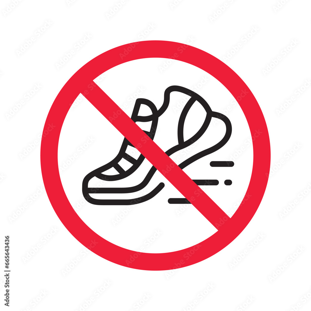 Forbidden Prohibited Warning, caution, attention, restriction label ...