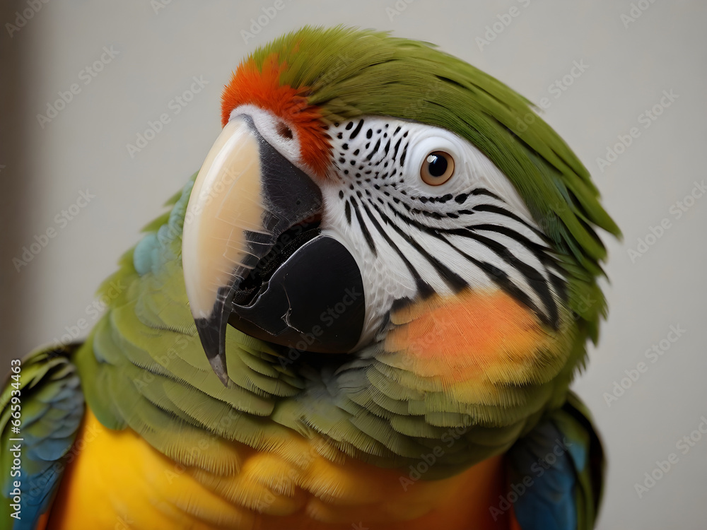 Parrots, also known as psittacines, are birds with a strong curved beak ...