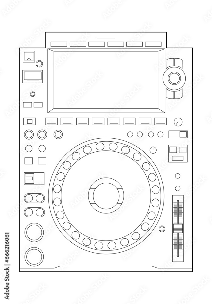 Vector de Stock Pioneer CDJ-3000 | Adobe Stock
