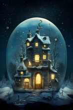 Haunted House Snow Globe Free Stock Photo - Public Domain Pictures