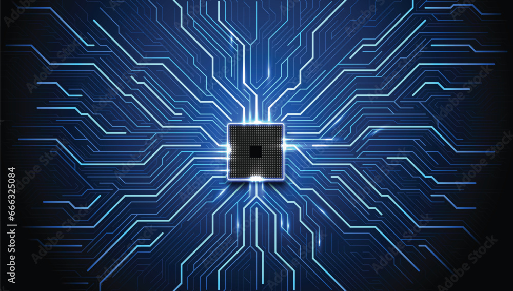 Circuit board. Technology background. Central Computer Processors CPU concept. Motherboard ...