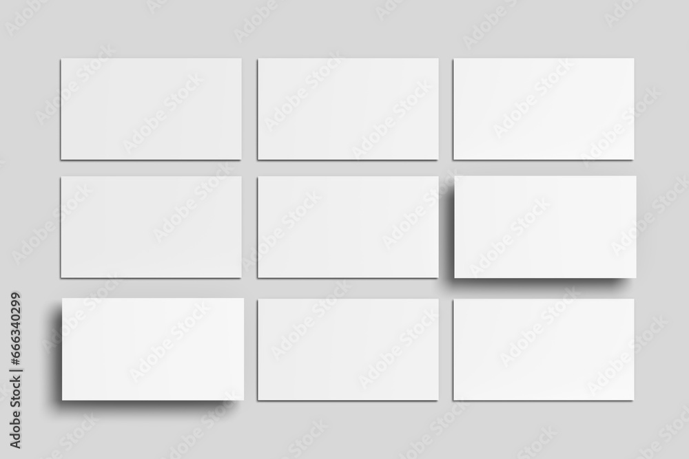 Blank slides presentation mockup Stock Illustration | Adobe Stock