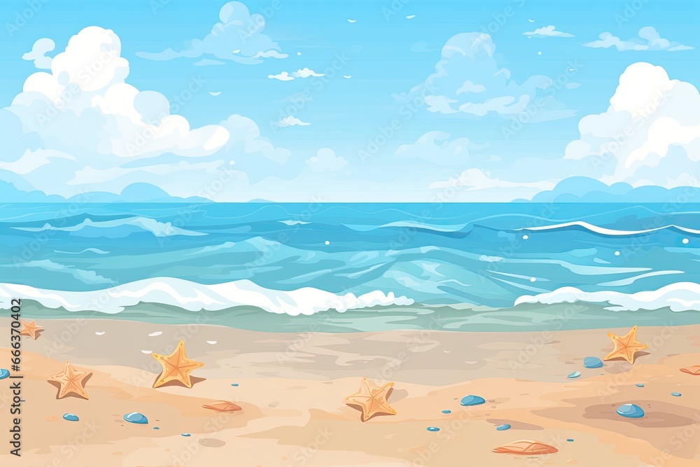 Beach Background Wallpaper: Flat Seamless Texture for an Invigorating ...