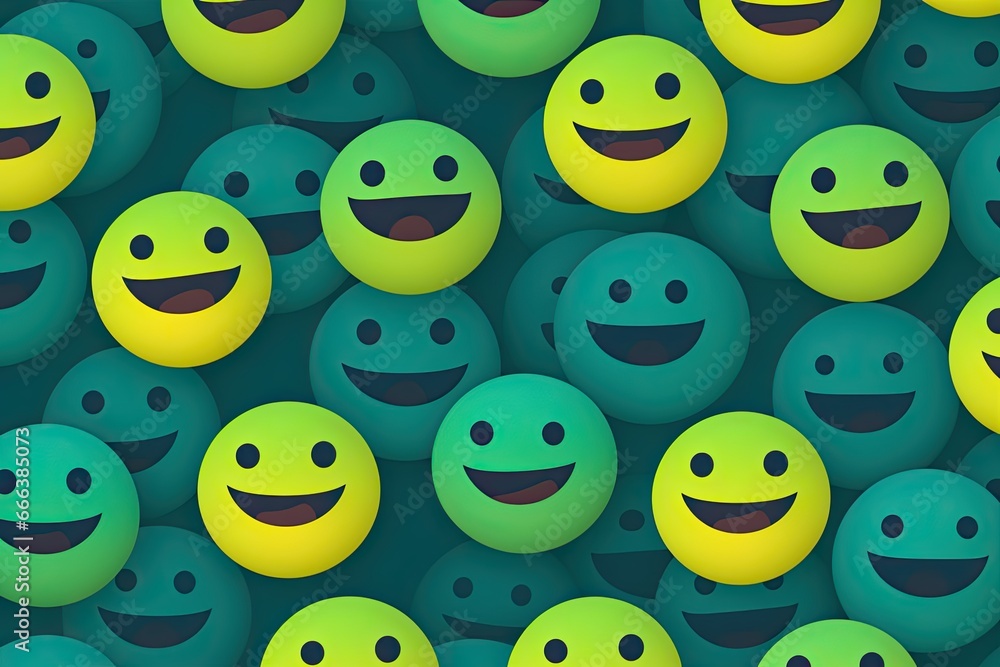 Smiley Face Wallpaper - Flat Seamless Texture for Vibrant and Playful ...