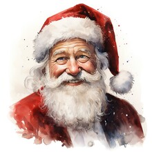 Santa Portrait Art Free Stock Photo - Public Domain Pictures