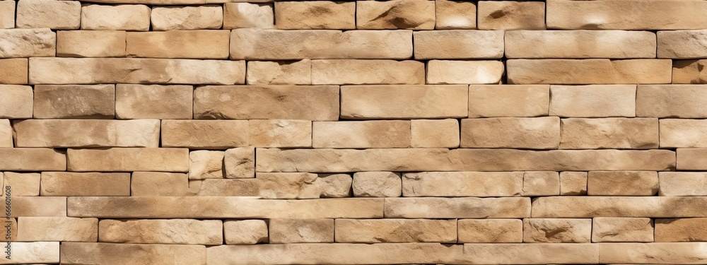 Seamless old sandstone brick wall background texture. Tileable antique ...