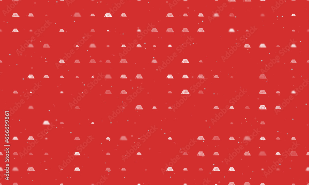 Seamless background pattern of evenly spaced white printed circuit ...