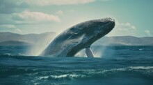 Blue Whale Breaching Free Stock Photo - Public Domain Pictures