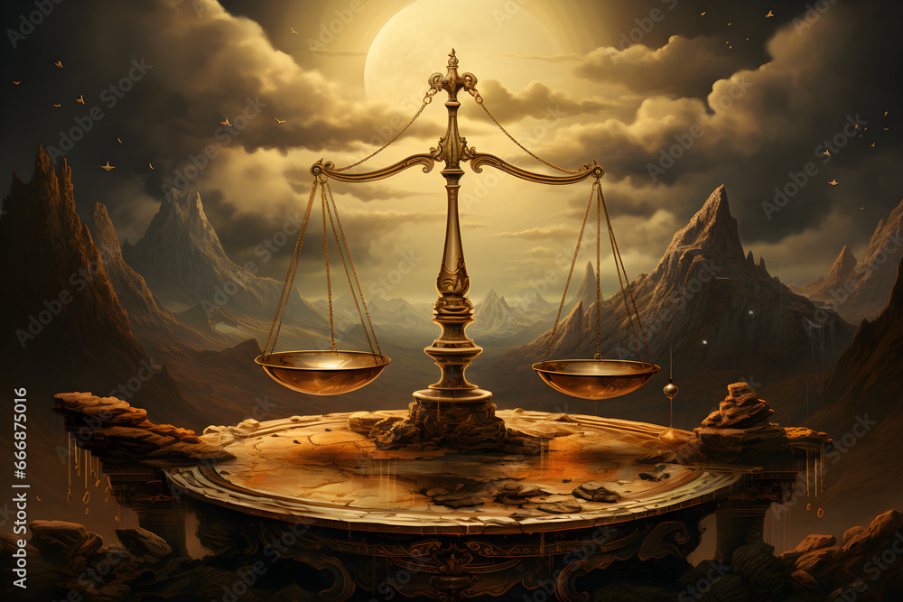 Balance and proportion, A concept image showcasing the precision and ...