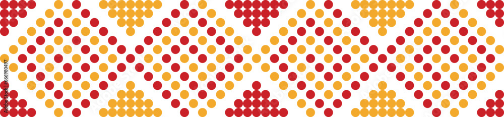 Philippine Indigenous seamless geometric pattern Mansaka weaving ...