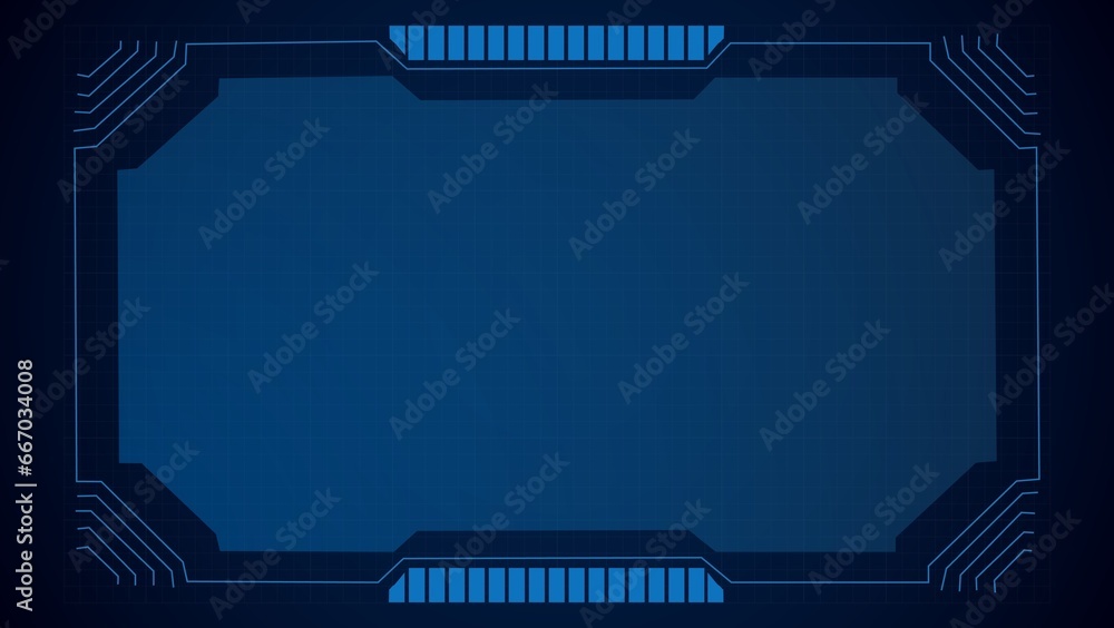 Blue Technical Background PowerPoint slide Stock Illustration | Adobe Stock