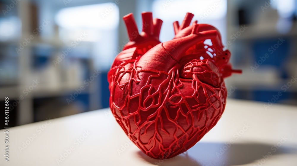 3D Printing in Healthcare: A 3D - printed model of a patient's heart ...