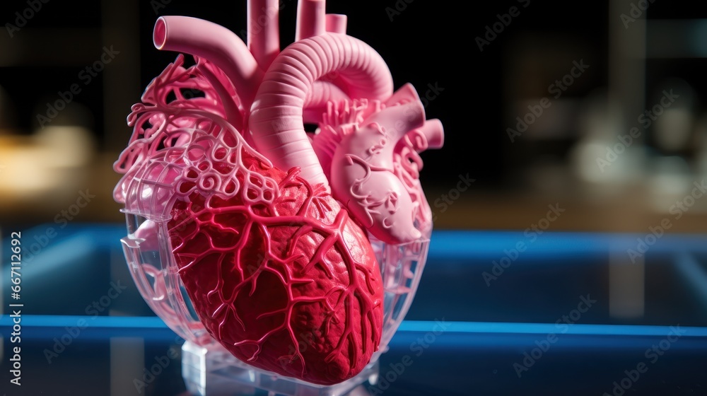 3D Printing in Healthcare: A 3D - printed model of a patient's heart ...