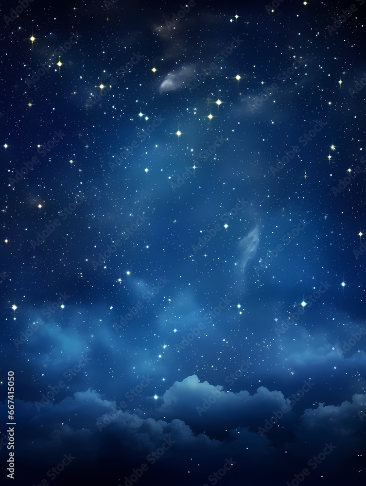 Sky, starry night, countless twinkling stars background wallpaper ...