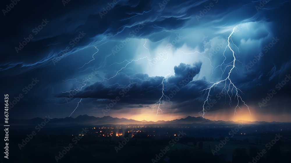 Storm background wallpaper poster PPT Stock Illustration | Adobe Stock