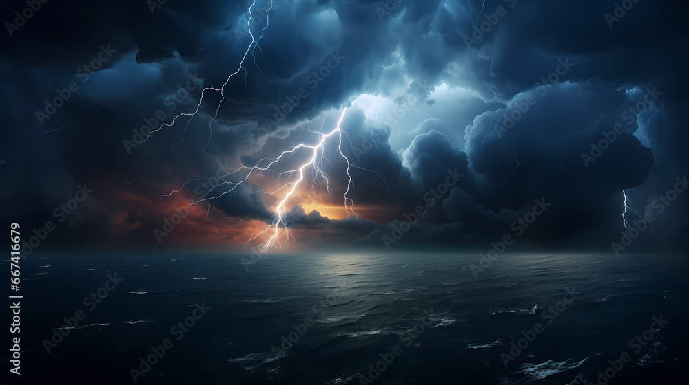 Storm background wallpaper poster PPT Stock Illustration | Adobe Stock