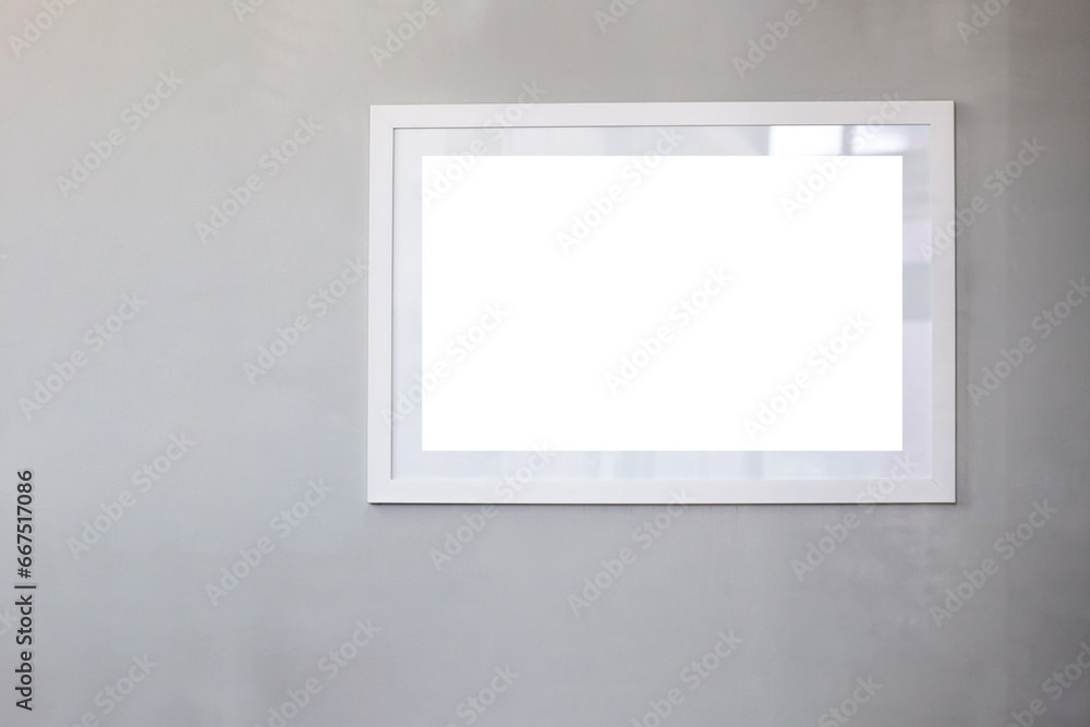 Mockup image of Blank billboard white screen posters for advertising ...